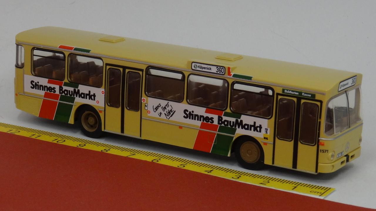 Mercedes O 305 BVG Berlin - Stinnes Wg. 1571 - Rietze Sondermodell – Spielzeugschotte